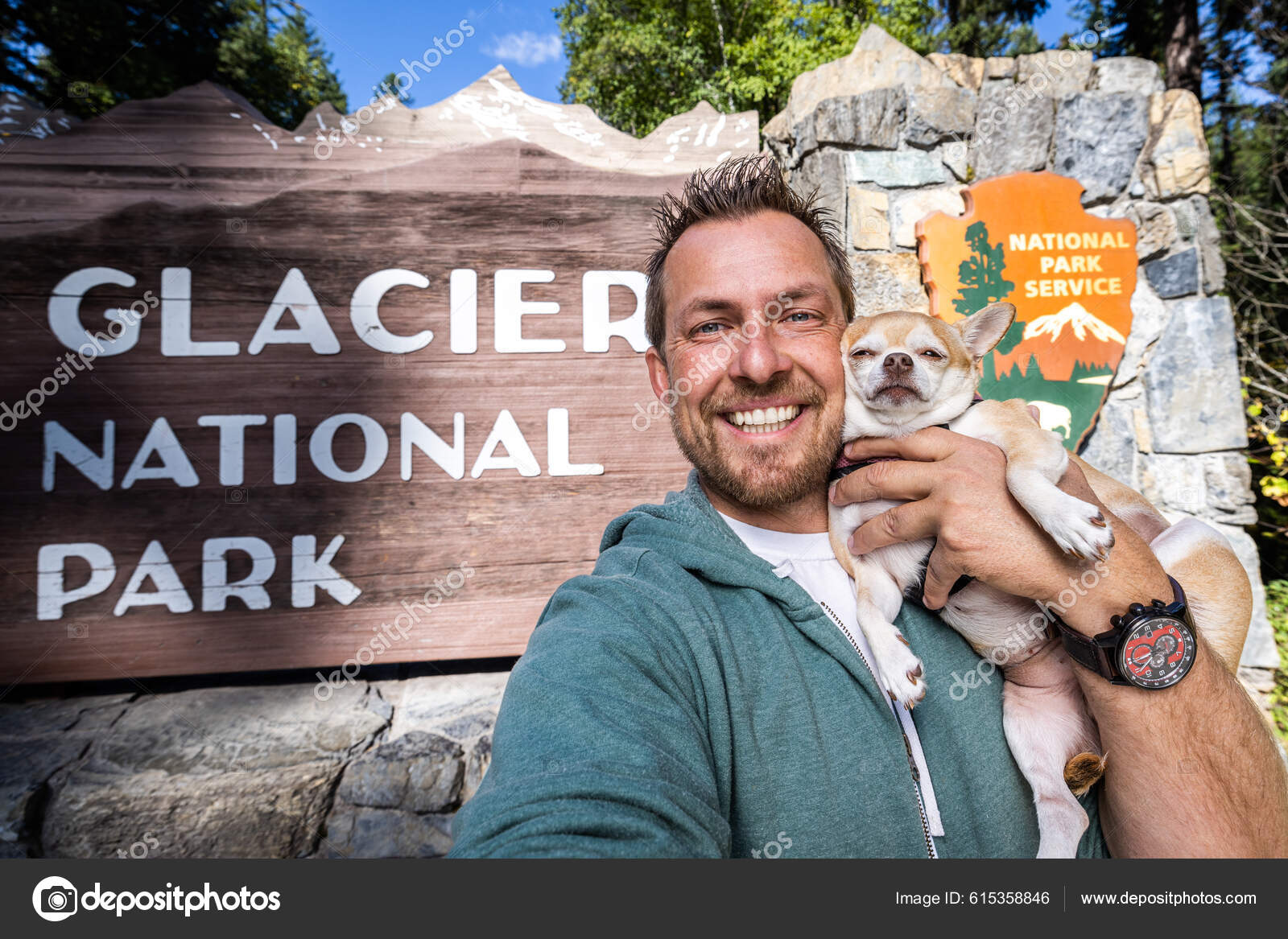 Man His Best Friend Chihuahua Taking Selfie Front Welcome Sign Stock ... Man His Best Friend Chihuahua Taking Selfie Front Welcome Sign Stock ...
