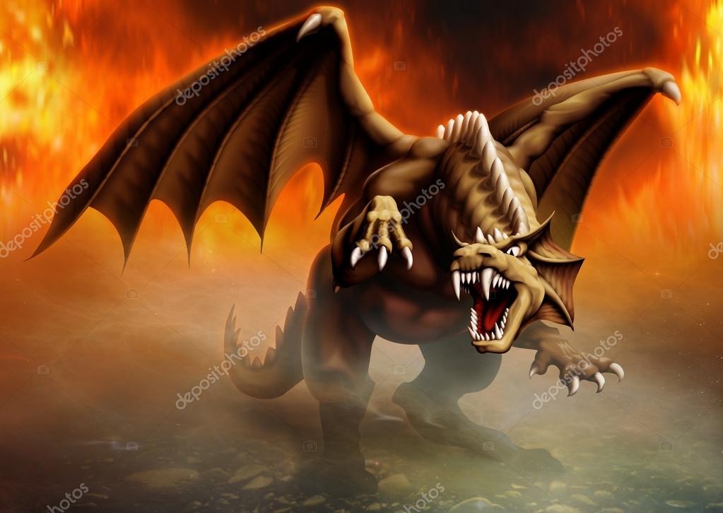 Dragon attack Stock Photo by ©patserg 26529073