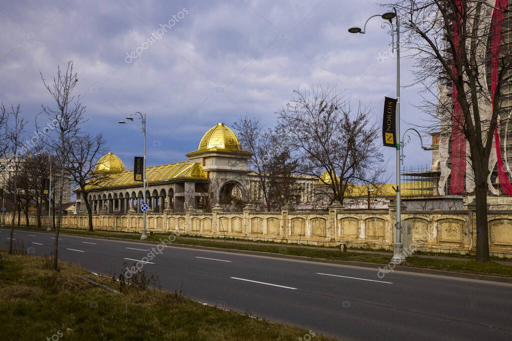 Bucarest Rumania, 14 de febrero de 2022, la Catedral de la Salvación de ...