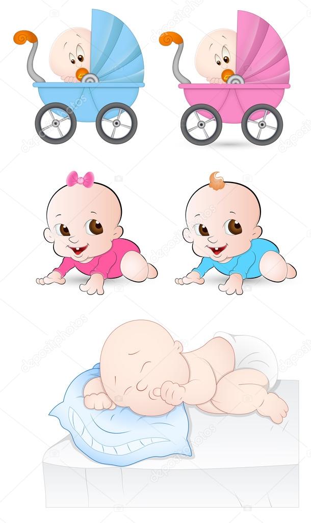 Babies Vectors Stock Vector Image by ©baavli #12772412