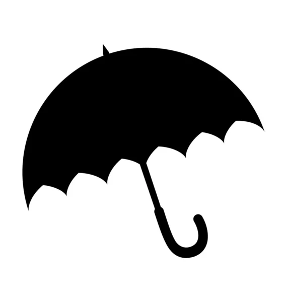 Simple angled umbrella icon surrounded by grungy white scratchs — Stock ...