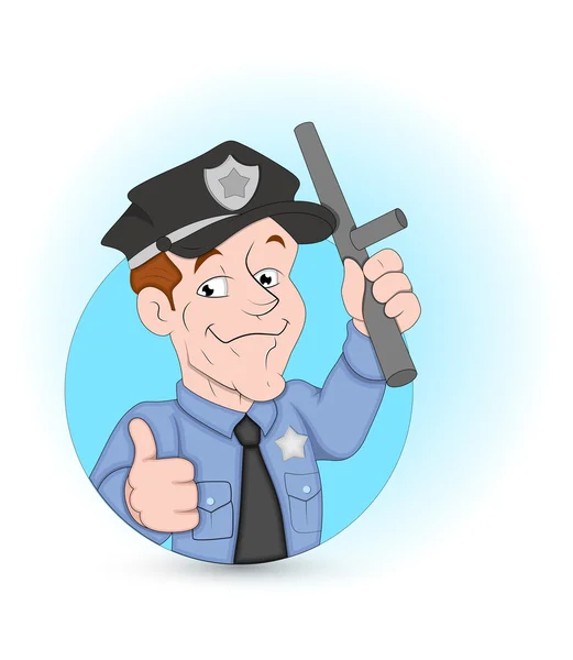 Stick policeman Vector Art Stock Images | Depositphotos