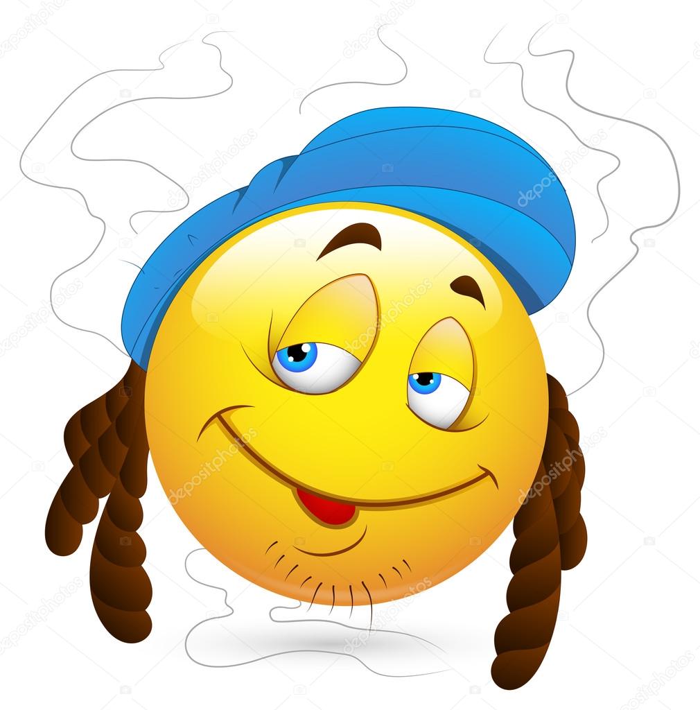 Ilustración de vectores sonrientes - Cara de hombre apestoso 2024