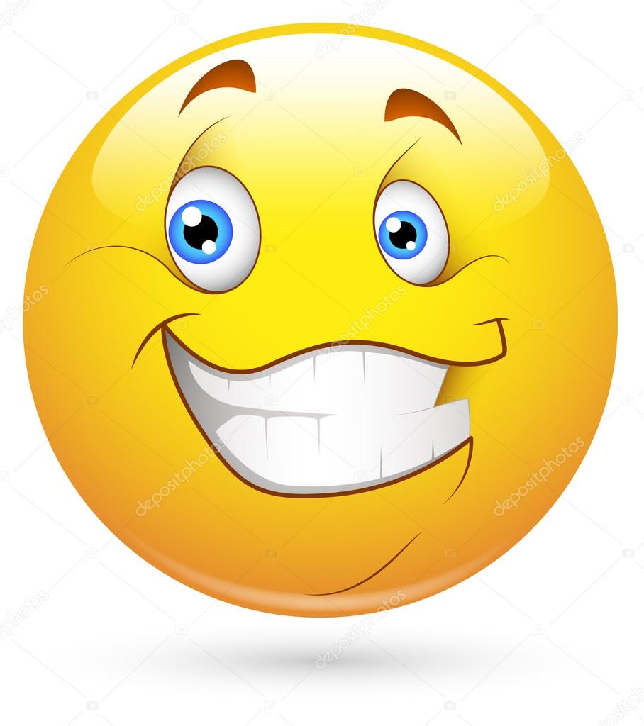 Smiley vectorillustratie - blij gezicht — Stockvector © baavli #21688125