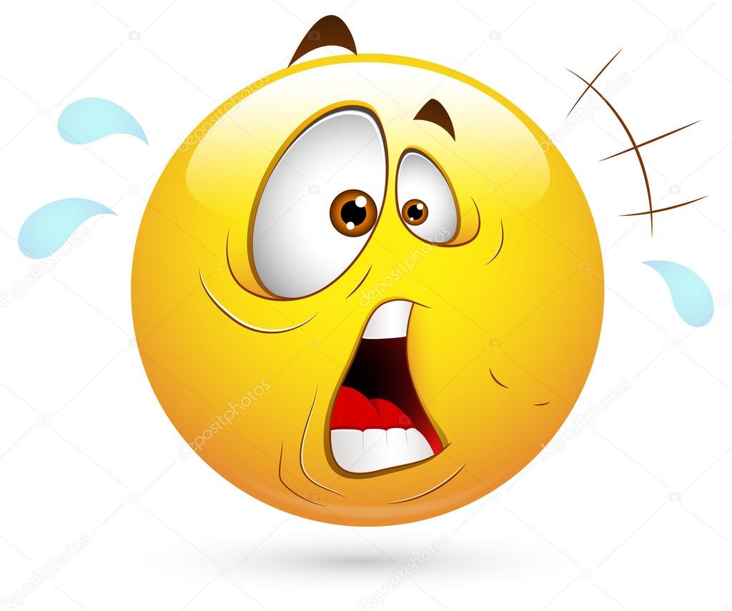 Smiley-Vektor-Illustration - überrascht — Stockvektor © baavli #21688141