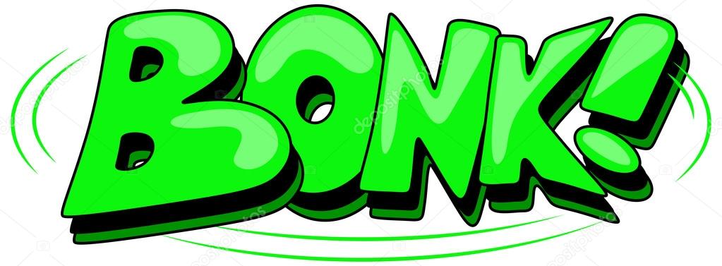 Bonk - Comic Expression Vector Text Stock Vector by ©baavli 24669747