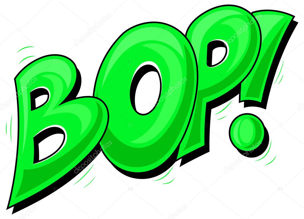 Bop - Texto vectorial de expresión cómica Vector de stock por ©baavli ...