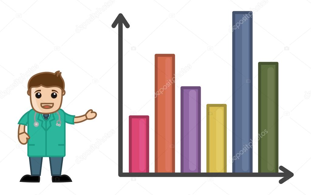 Doctor Showing Medical Statistics - Medical Cartoon Characters ⬇ Vector ... Doctor Showing Medical Statistics - Medical Cartoon Characters ⬇ Vector ...
