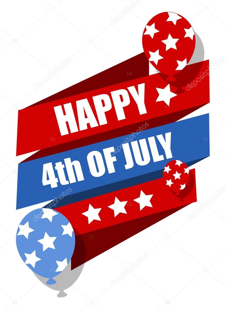 Happy 4th of july celebration banner Stock Vector Image by ©baavli ...