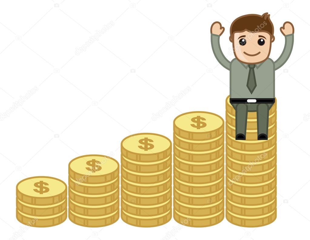 Profit Secrets Concept - Business Cartoons Vectors — Stock Vector ... Profit Secrets Concept - Business Cartoons Vectors — Stock Vector ...