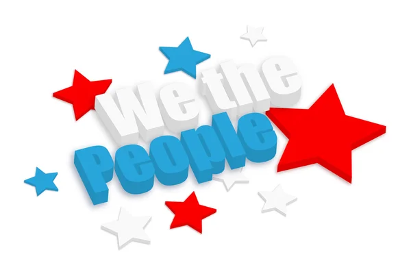 We the People 3d Text Stock Vector Image by ©baavli #57757773