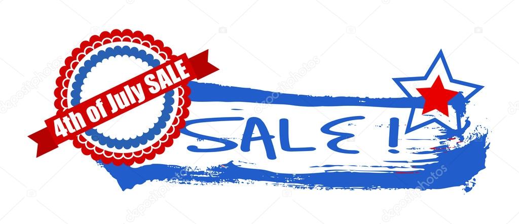 Sale - 4th of July Vector theme Design Stock Vector Image by ©baavli ...