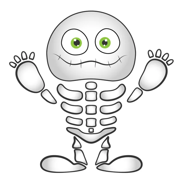 Cute halloween skeleton vector characters — Stock Vector © baavli #32529723