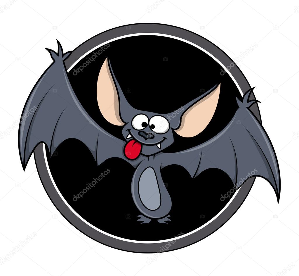 Cartoon-Fledermaus-Vektor — Stockvektor © baavli #32527439