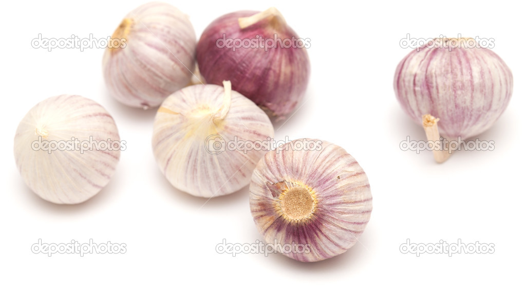 Single clove garlic Stock Photo by ©Tamara_k 36445537
