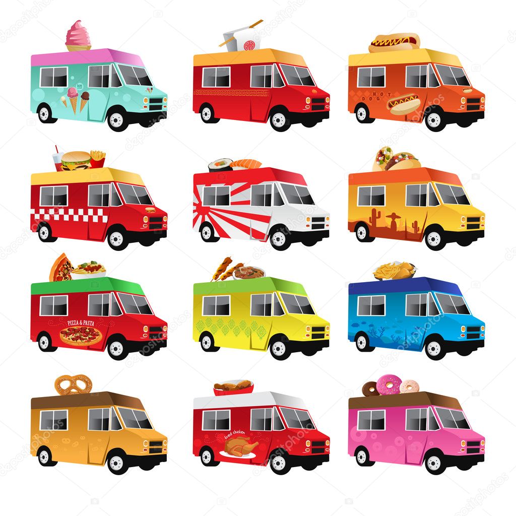 Food truck Stock Vector by ©artisticco 28004147
