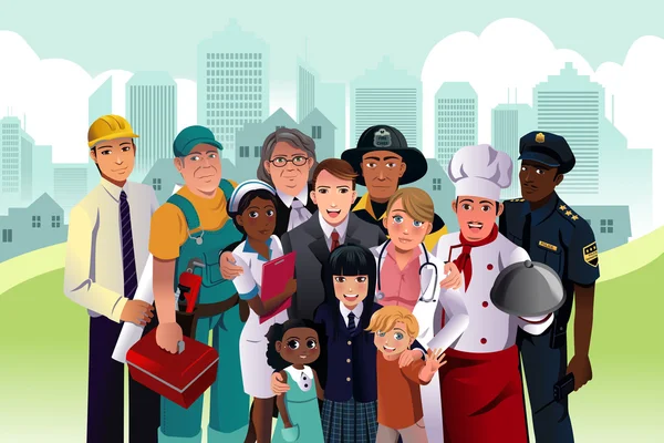 24,002,478 Community helpers Vector Images | Depositphotos