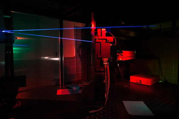 Lasers in a quantum optics lab — Stock Photo © lightpoet #19598455