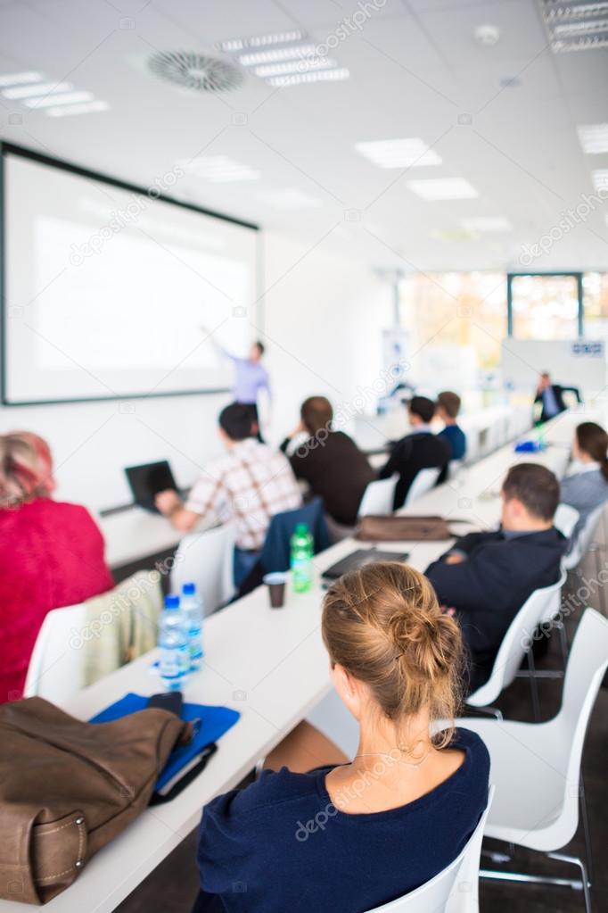 People at presentation in meeting room — Stock Photo © lightpoet #49287509