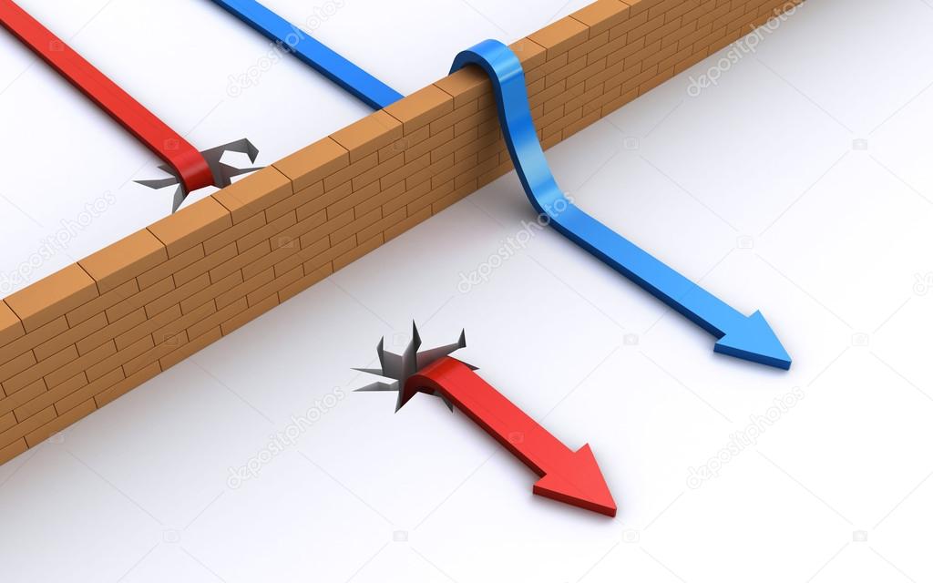 Overcoming the obstacles Stock Photo by ©devke 16877227