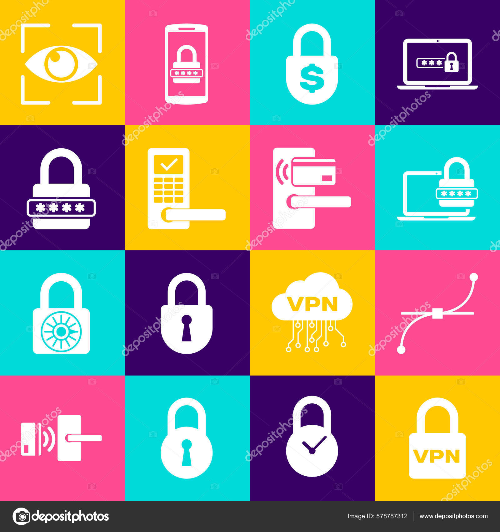 Vpn Lock Icon