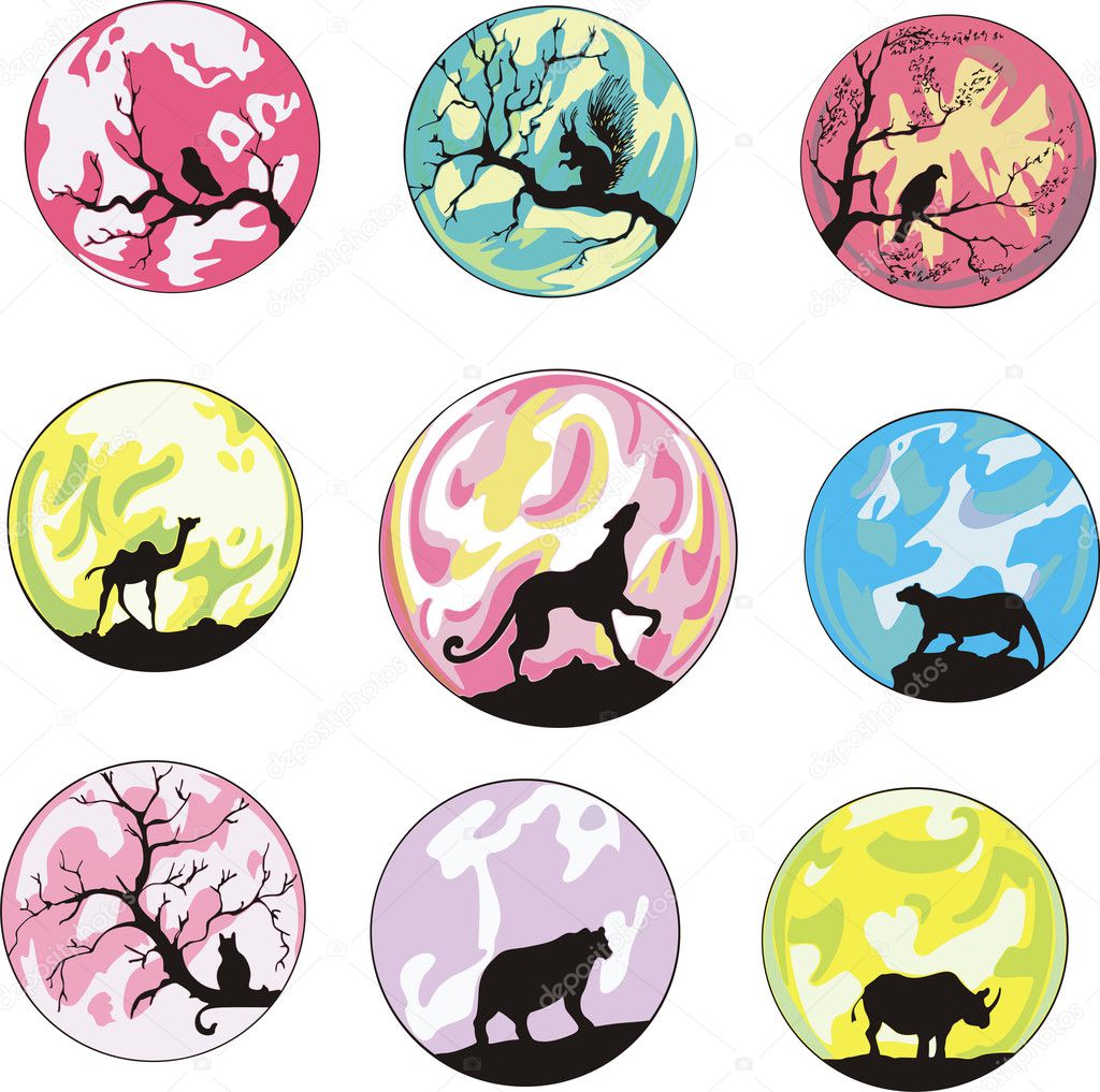 Miscellaneous animal dingbats — Stock Vector © rorius #31826821