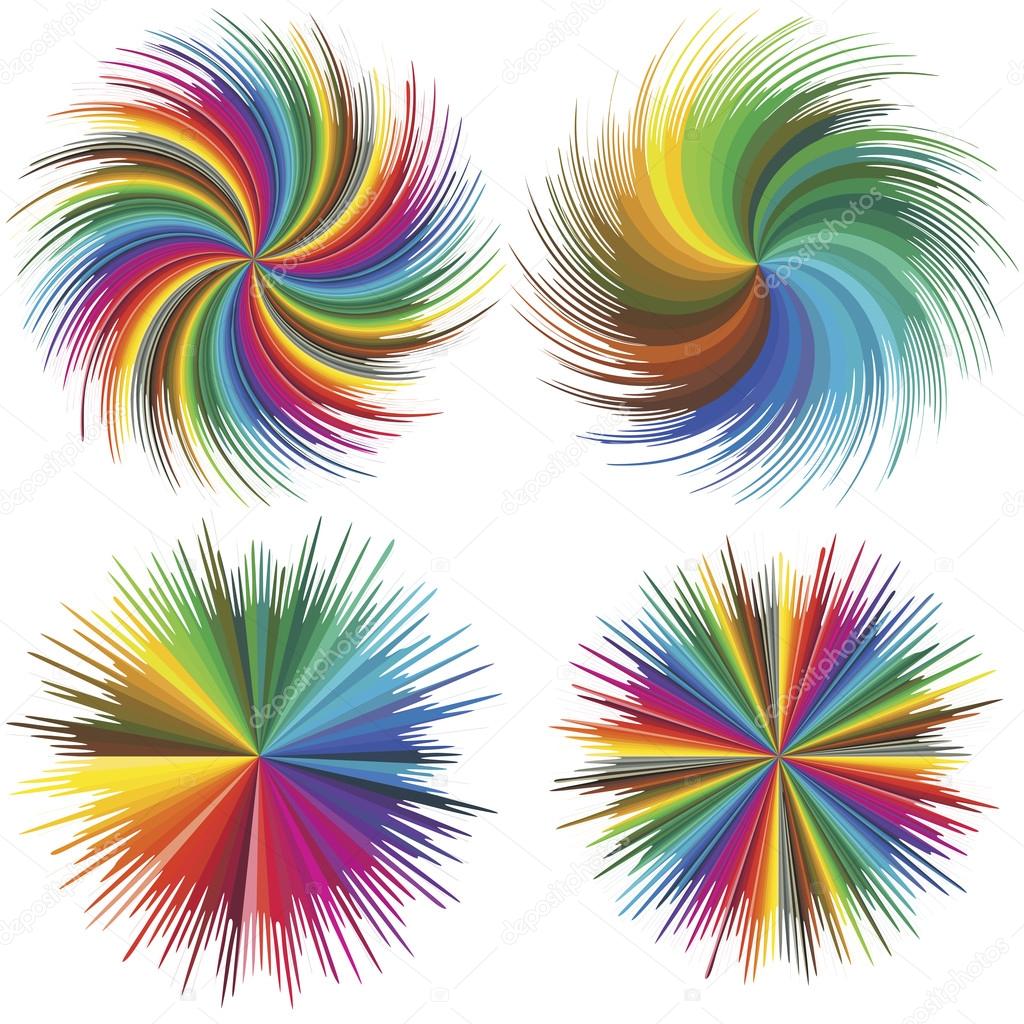 Color burst Stock Vector by ©sangoiri 12851437