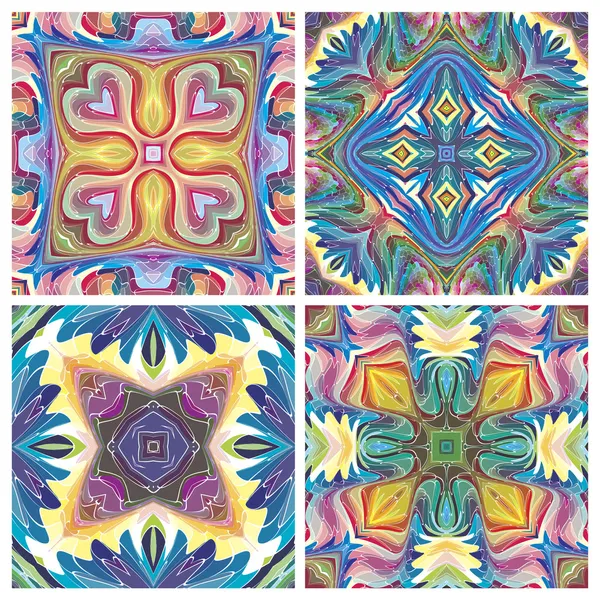 American tribal art, stained glass like, seamless Stock Vector Image by ...