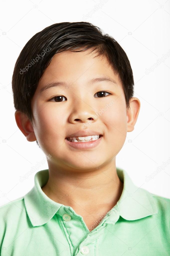 Studio Shot Of Chinese Boy Stock Photo by ©monkeybusiness 24443051