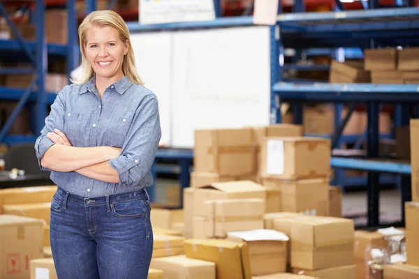 Portrait Of Worker In Distribution Warehouse - Stock Image - Everypixel