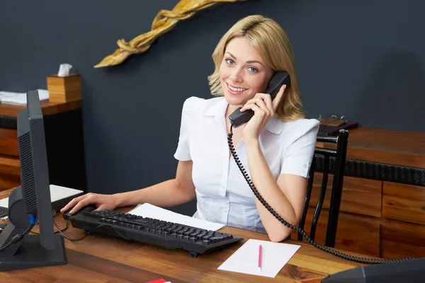 Receptionist Stock Photos, Royalty Free Receptionist Images | Depositphotos