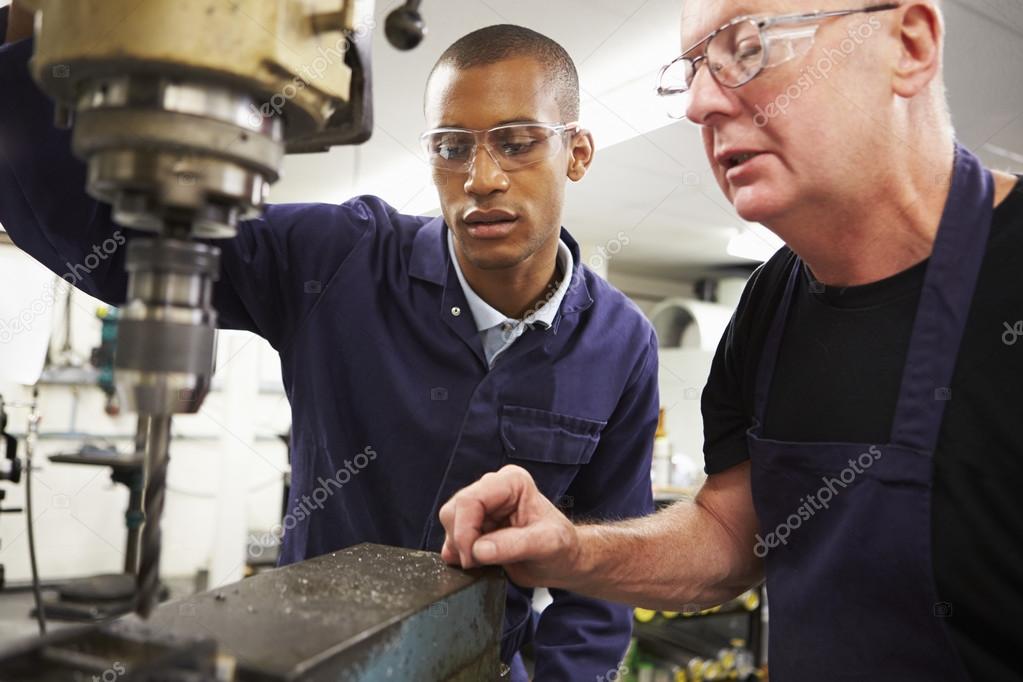 Engineer Teaching Apprentice — Stock Photo © monkeybusiness #48302677