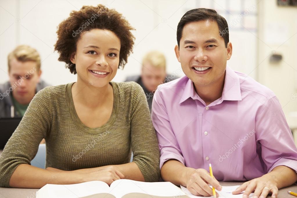 High School Student And Teacher Stock Photo by ©monkeybusiness 48461767