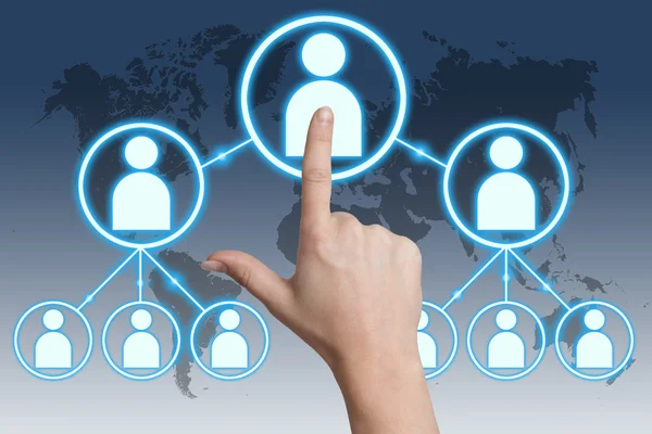 Pressing social media icon Stock Photo by ©Mazirama 22743333