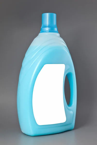 Plastic detergent bottles. Cleaning products. Stock Photo by ...