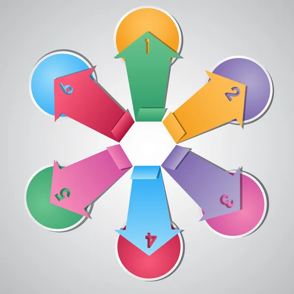 Flowchart with arrows Stock Vector Image by ©eltoro69 #11374765