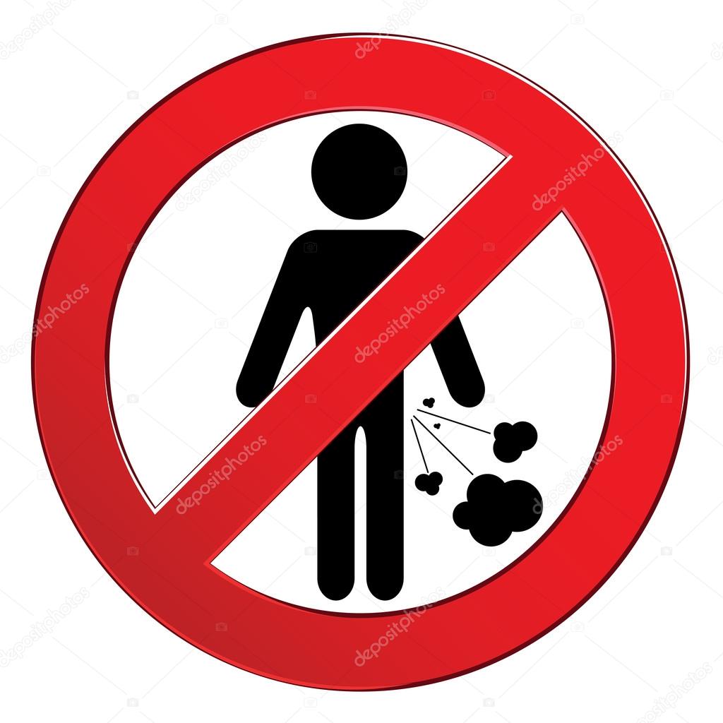 Forbid farting sign Stock Vector by ©svetap 20191601