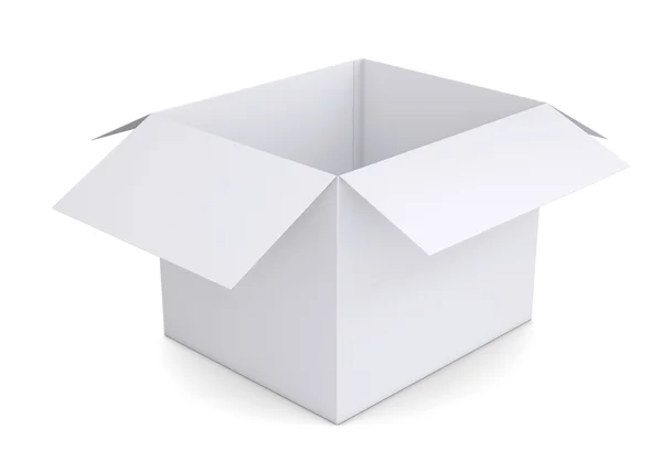 3d white box opened Stock Photo by ©orlaimagen 60639637