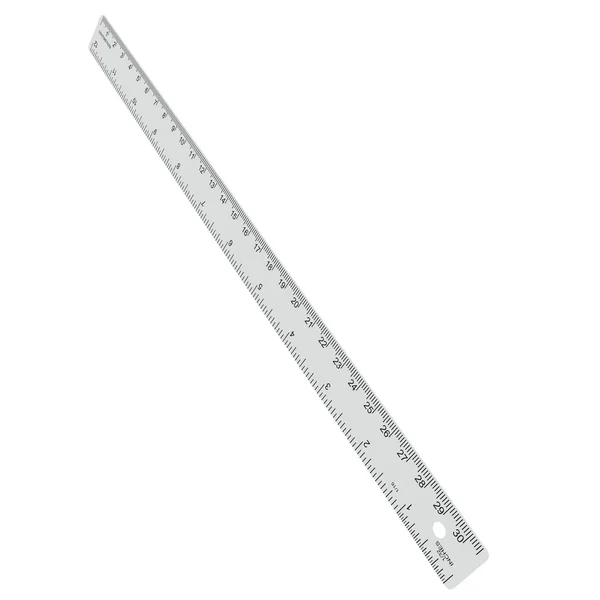 Picture: a ruler in inches | Metric and inch steel ruler — Stock Photo ...