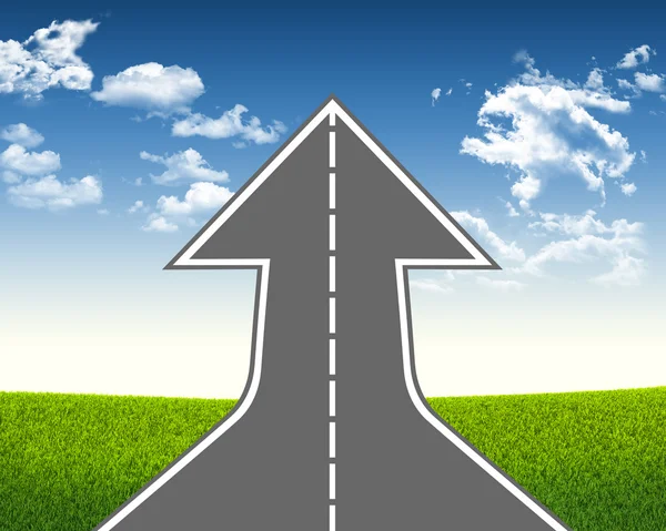 Highway road going up — Stock Photo © SergeyNivens #5898548