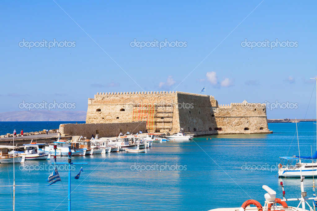 Heraklion harbour, Crete, Greece Stock Photo by ©Neirfys 46558761