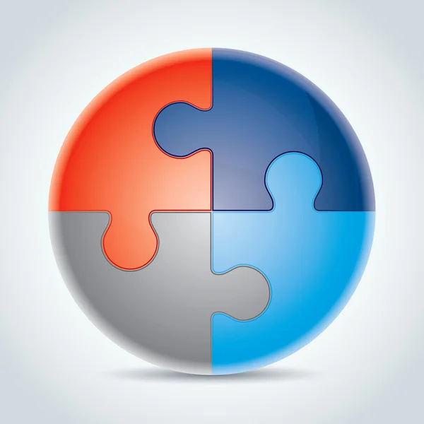 Round puzzle vector illustration Stock Vector Image by ©kontur-vid ... Round puzzle vector illustration Stock Vector Image by ©kontur-vid ...