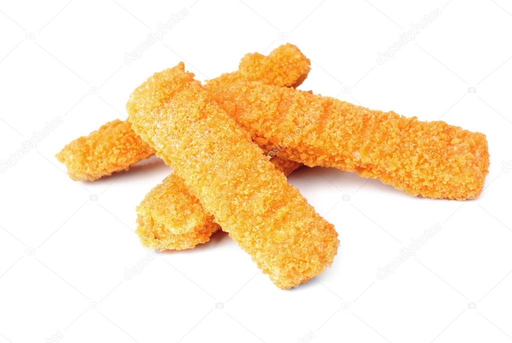 Fish sticks on a white background Stock Photo by ©hsagencia 45387779