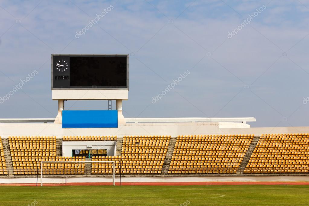 Stadium with scoreboard — Stock Photo © stoonn #24432905
