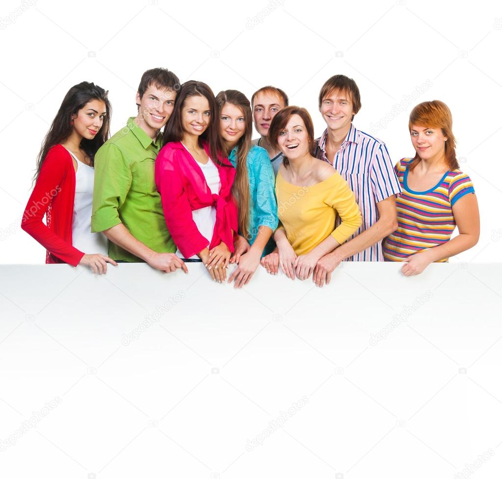 Happy young group of Stock Photo by ©GekaSkr 21730679