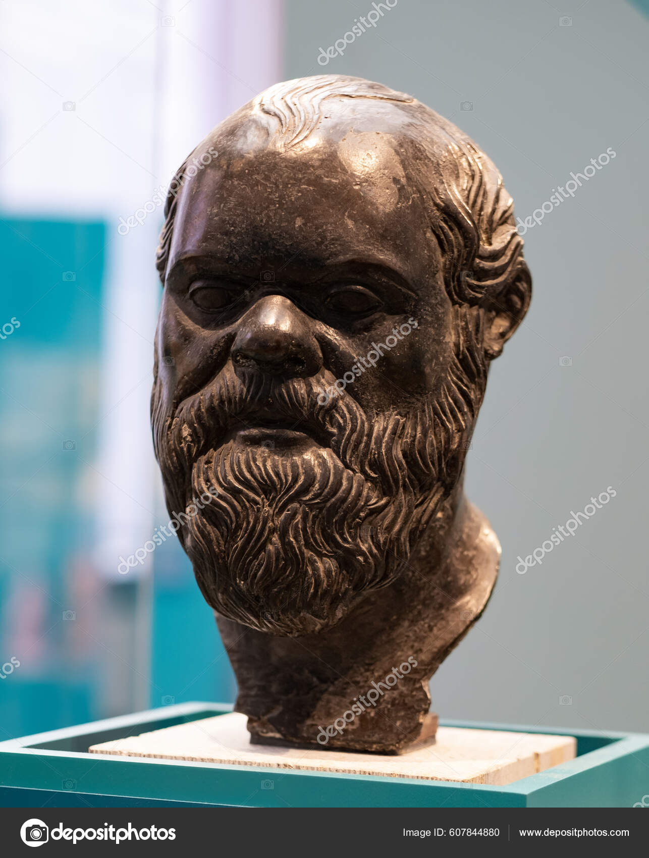 Socrates Head Statue