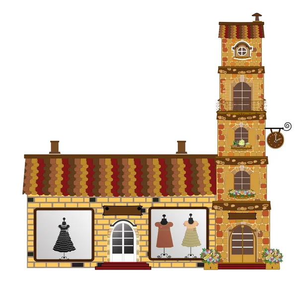 Cute card. castle vector Stock Vector Image by ©yaroslavna #6148667