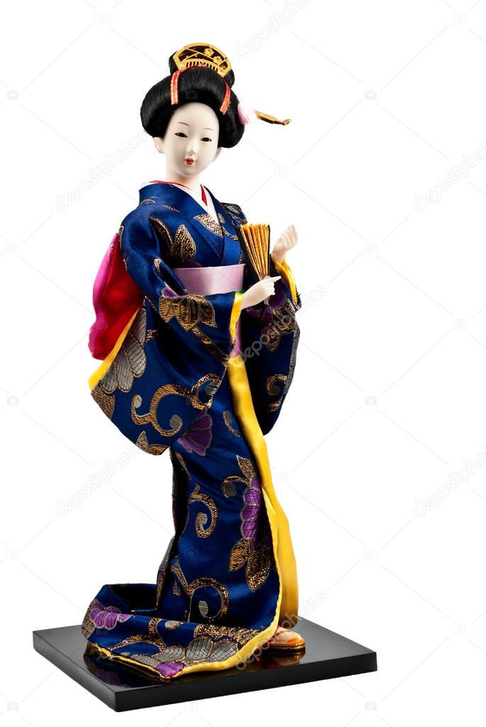 Japanese geisha doll — Stock Photo © illian #12809041