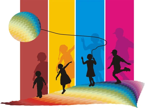 Kids on the move Stock Vector Image by ©vlado #4669105