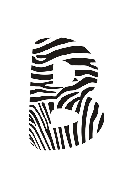Font zebra imágenes de stock de arte vectorial | Depositphotos